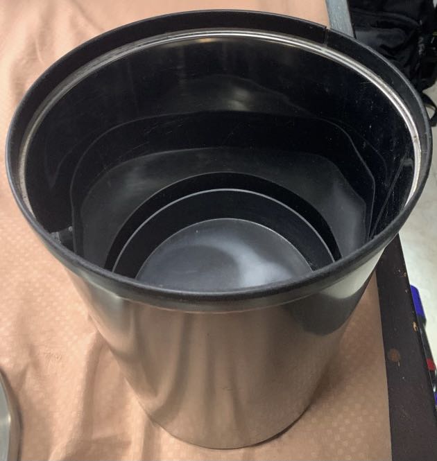 Circular Dust Bin - metallic, Furniture & Home Living, Furniture, Other ...