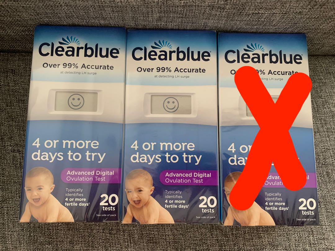 Clearblue ovulation kit 20s - New packaging from USA, Babies & Kids ...