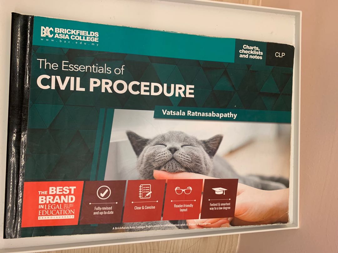 CLP CIVIL PROCEDURE BOOK, Hobbies & Toys, Books & Magazines, Textbooks ...