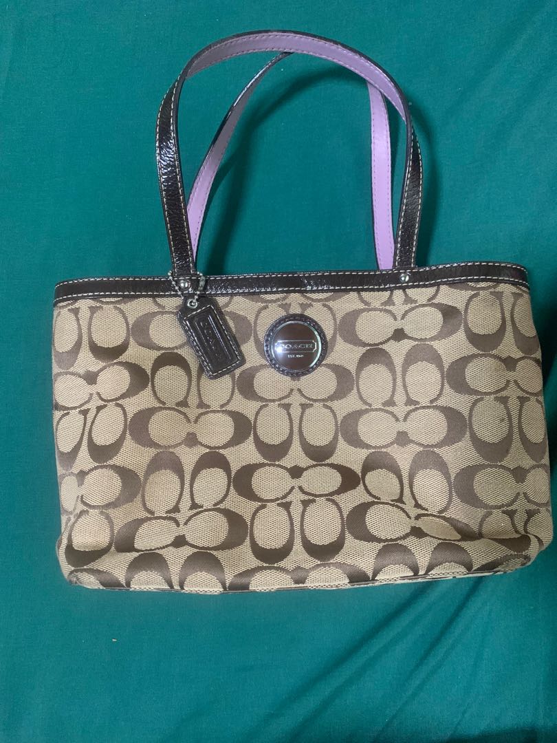 Coach Mini Tote, Luxury, Bags & Wallets on Carousell