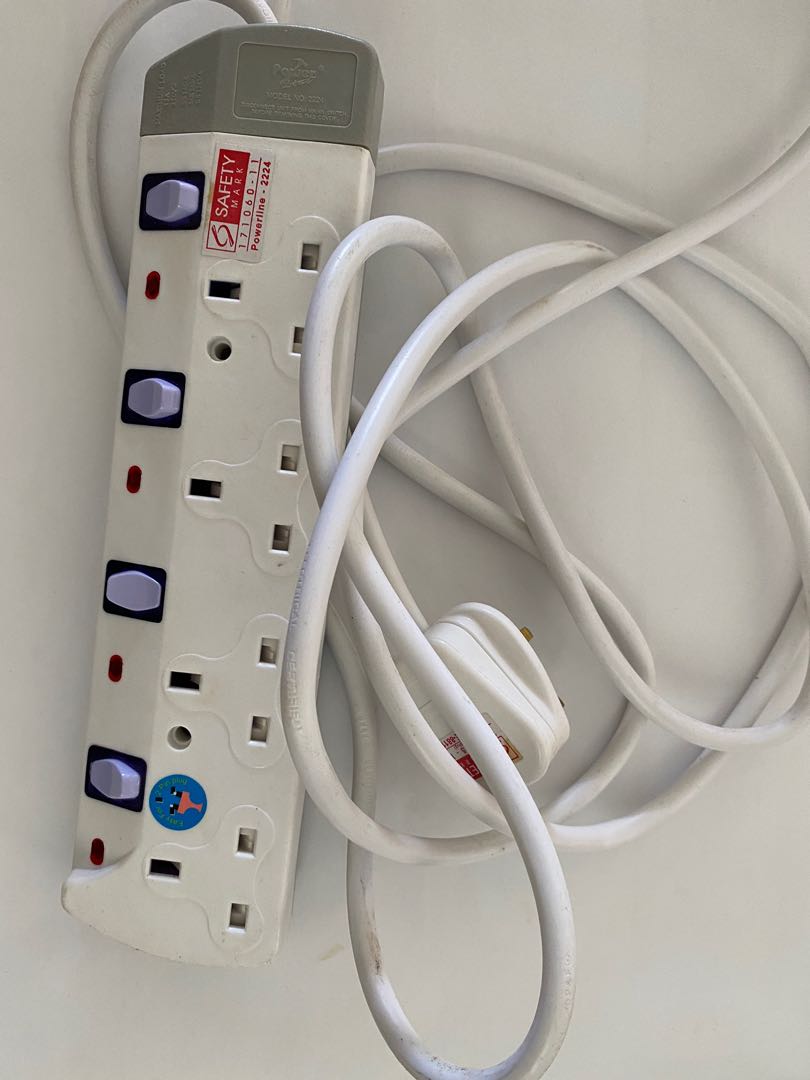 Extension socket (with safety mark), TV & Home Appliances, Electrical ...
