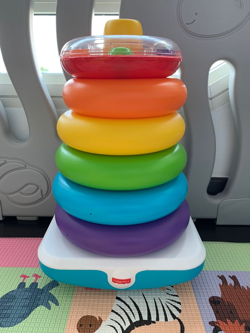 Fisher Price Giant Rock-a-Stack, Hobbies & Toys, Toys & Games on Carousell