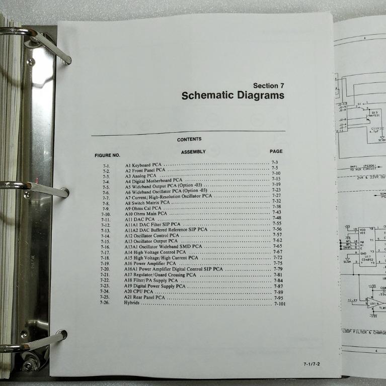 Fluke 5700A Calibrator Service Manual & Operator Manual, Computers ...