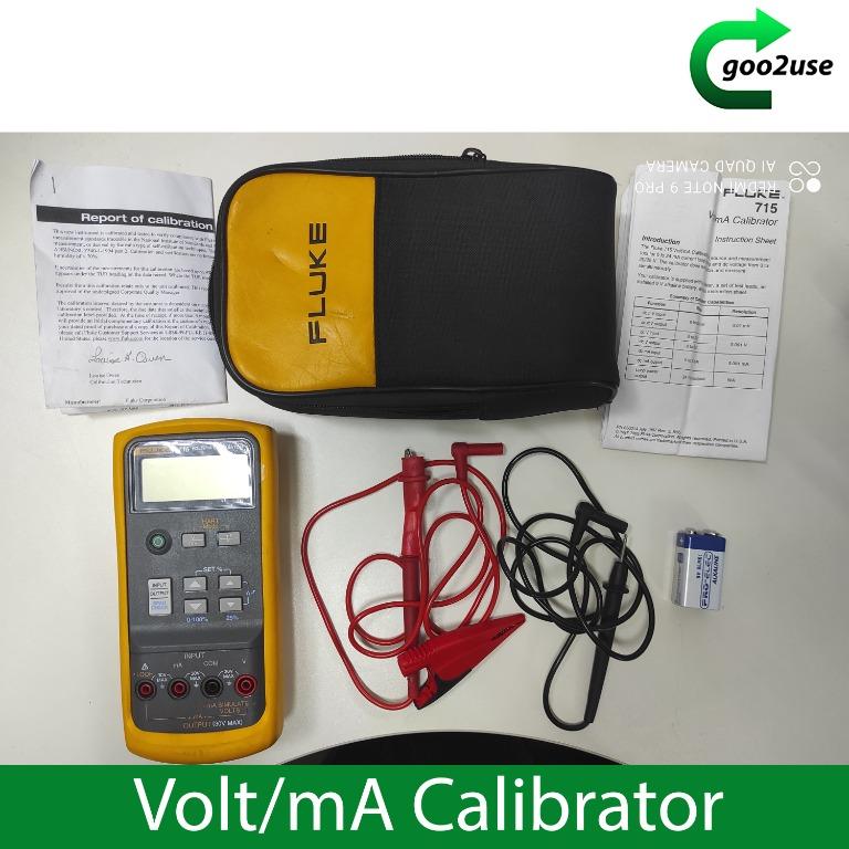 Fluke 715 Volt/mA Loop Calibrator, Computers & Tech, Office & Business Technology on Carousell