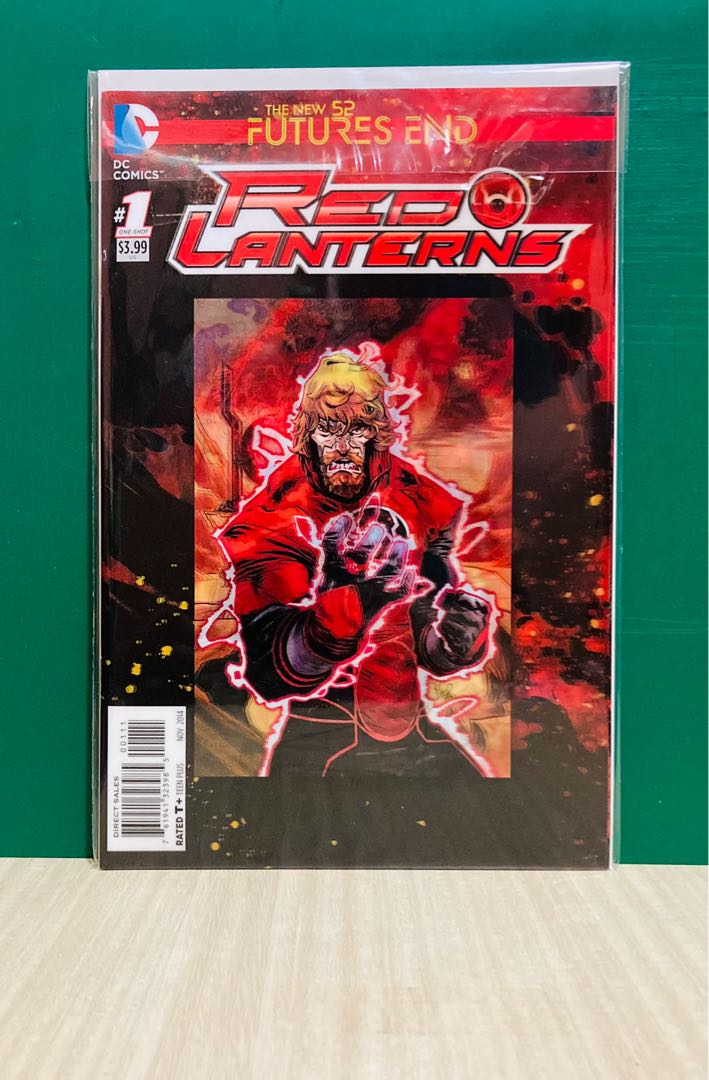 Futures End Red Laterns #1 Lenticular cover, Hobbies & Toys, Books ...