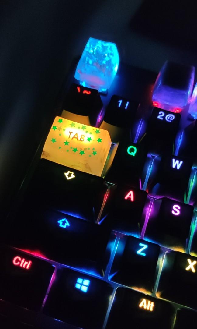 Glow in the dark custom keycap, Computers & Tech, Parts & Accessories ...