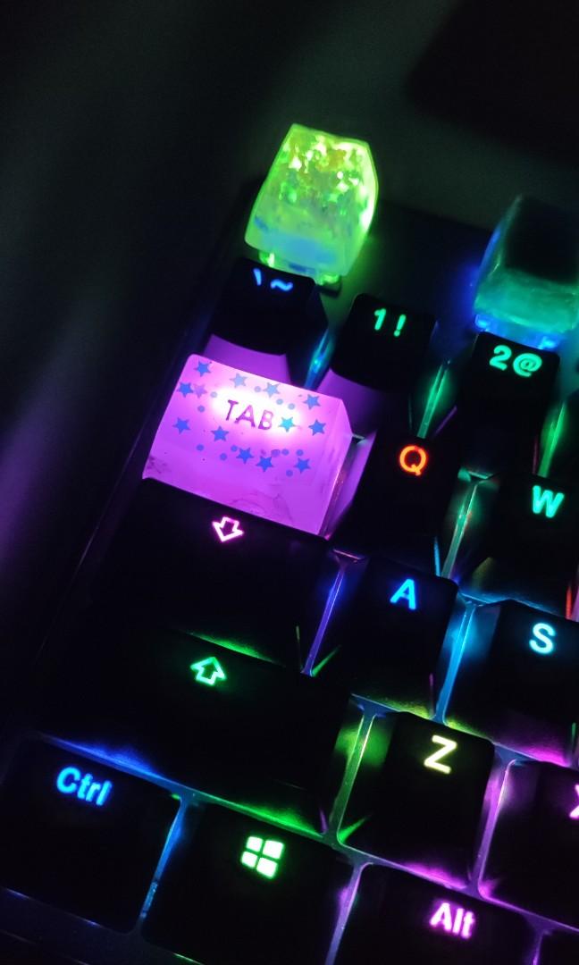 Glow in the dark custom keycap, Computers & Tech, Parts & Accessories ...