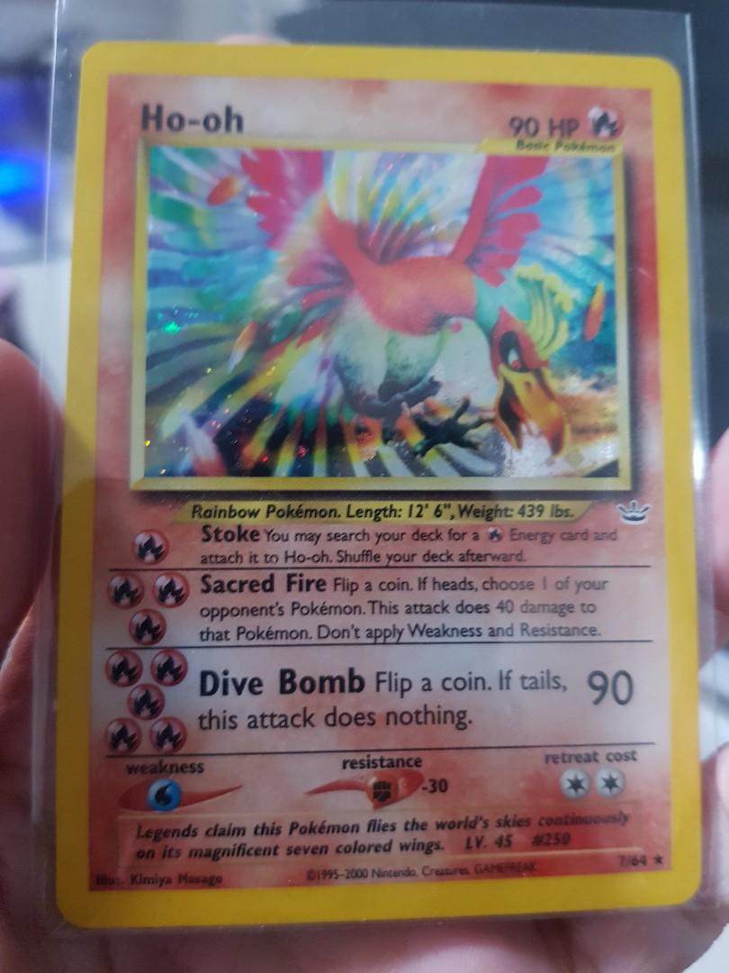 HO-OH POKEMON TRADING CARD, Hobbies & Toys, Memorabilia & Collectibles ...