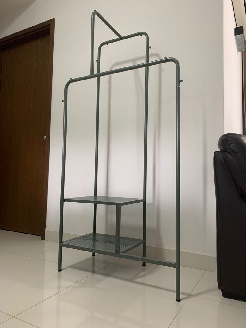 IKEA Nikkeby clothes rack, Furniture & Home Living, Furniture, Shelves ...