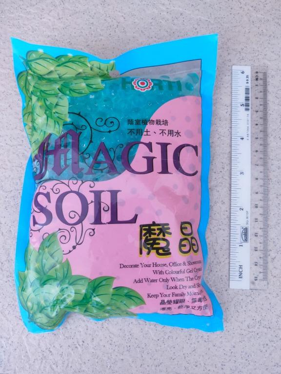 Lava rock , magic soil jelly, Furniture & Home Living, Gardening ...