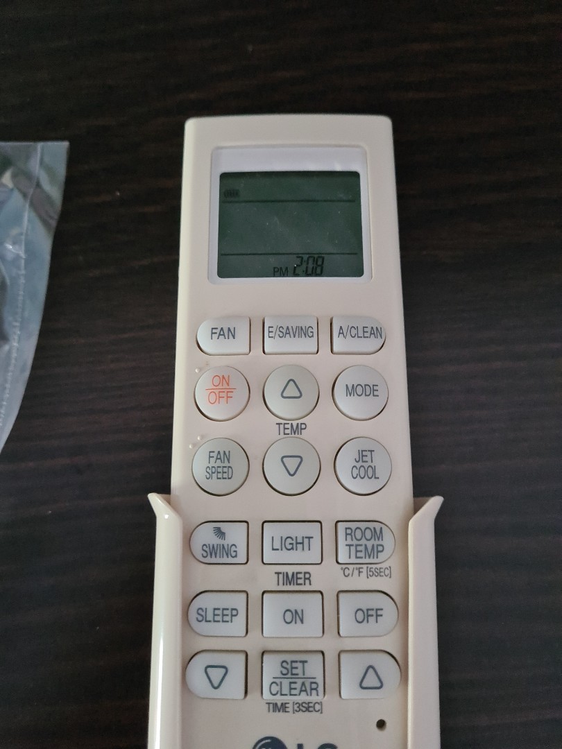 LG Air con remote control with holder, TV & Home Appliances, Air ...