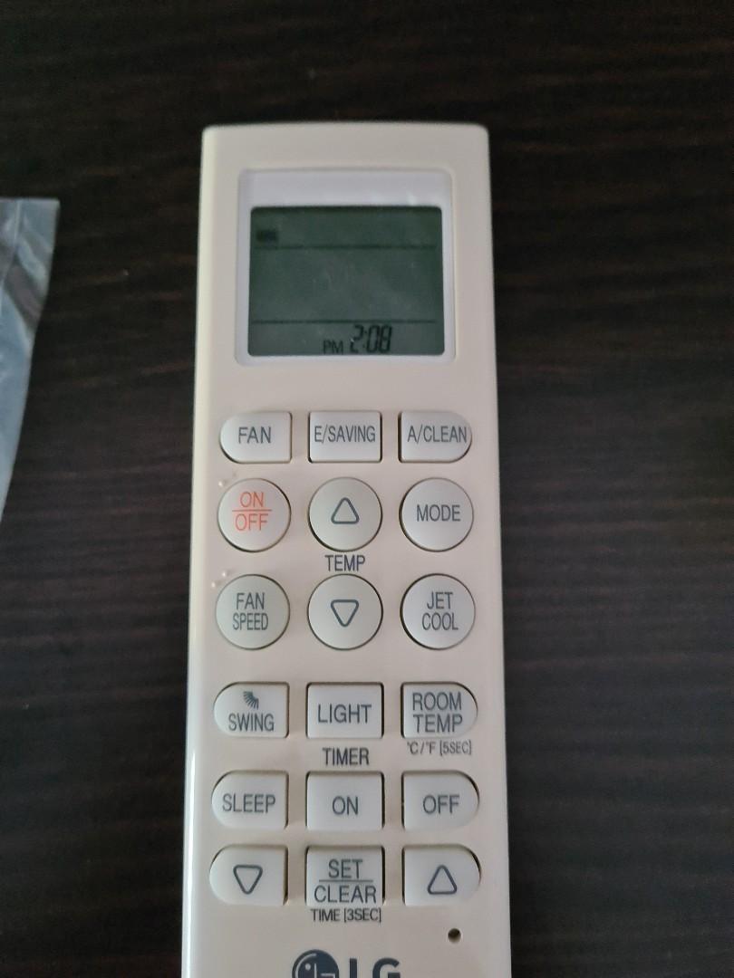 LG Air con remote control with holder, TV & Home Appliances, Air ...