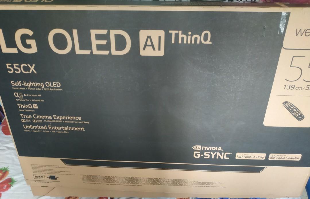 LG oled 55cx with warranty, TV & Home Appliances, TV & Entertainment ...