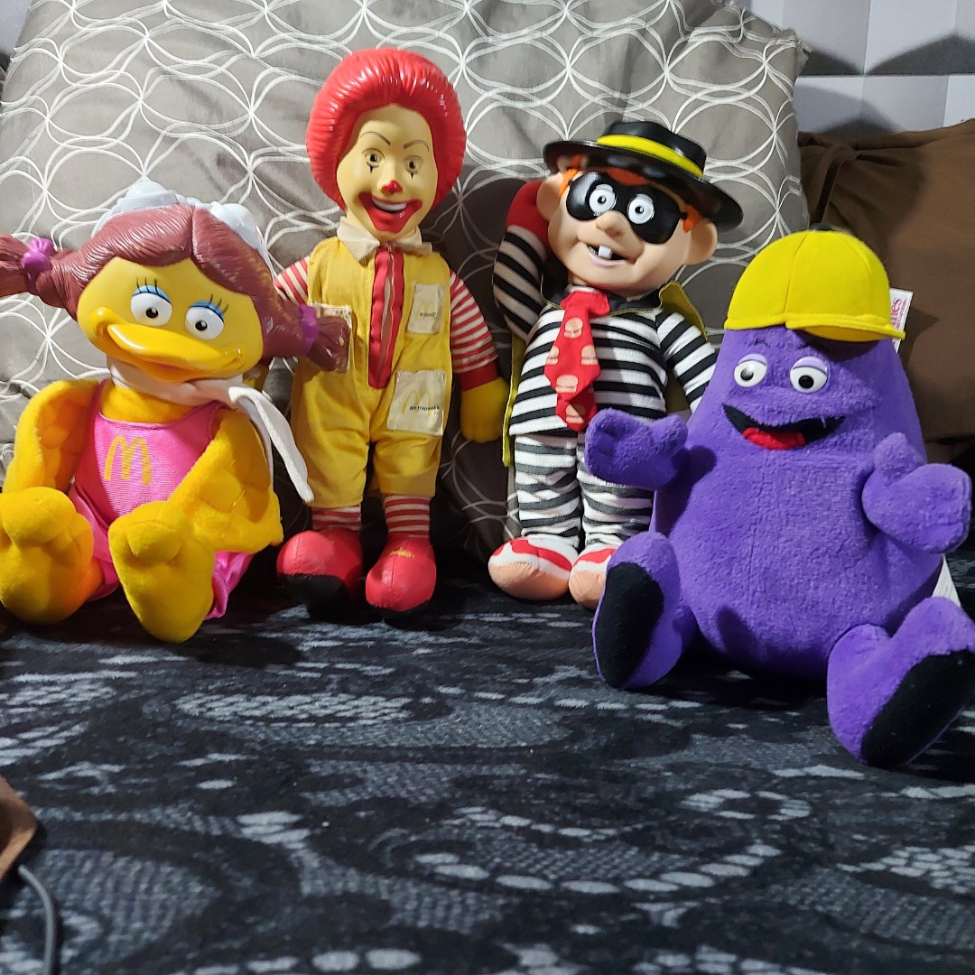 McDonalds 96-97 Plushies / Plush Dolls/ Mcdo stuffed toys, Hobbies ...