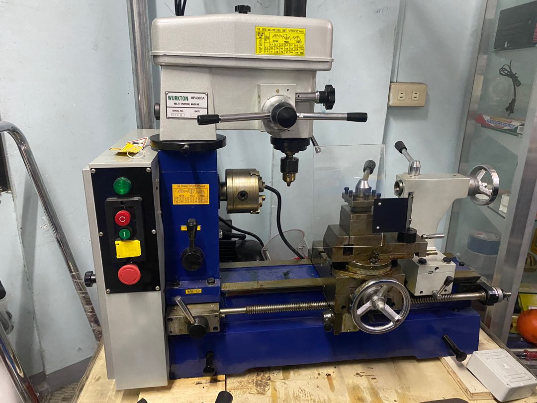 Multipurpose lathe machine milling drilling, Commercial & Industrial ...