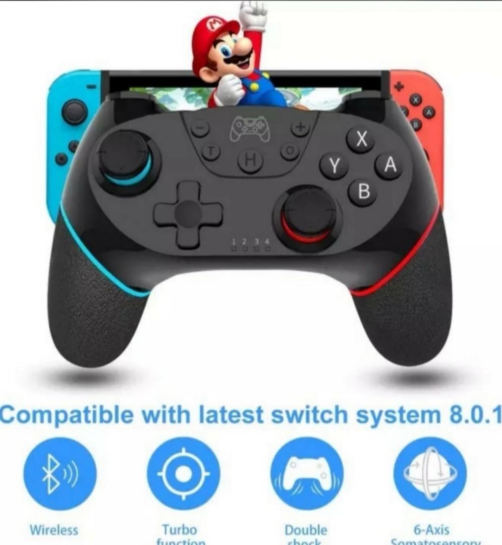 Ninendo Switch Wireless Controller with Joystick, Adjustable Turbo ...