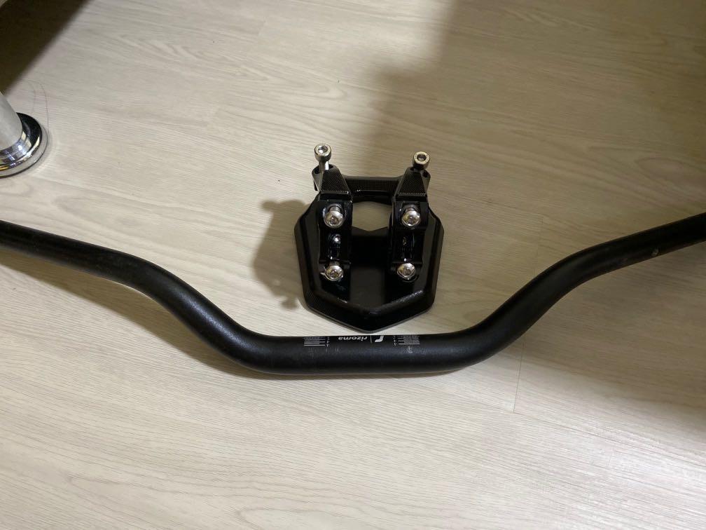 Nmax v1 naked Handlebar setup, Motorcycles, Motorcycle Accessories on ...