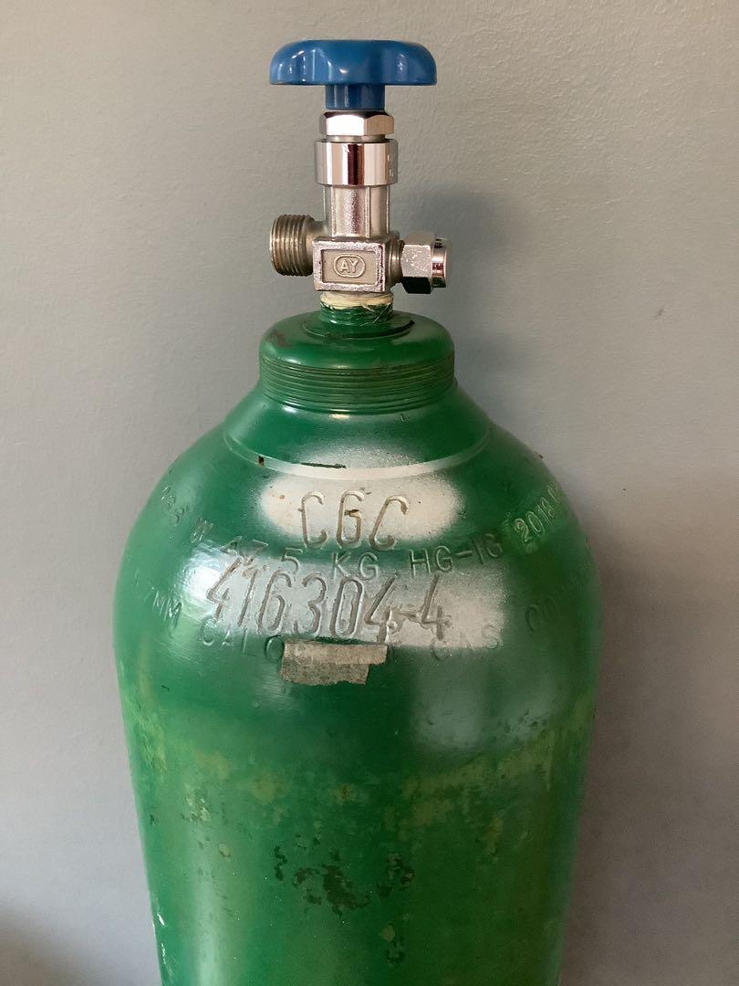 Oxygen Tank 50 Kilos with Fill, Health & Nutrition, Medical Supplies ...