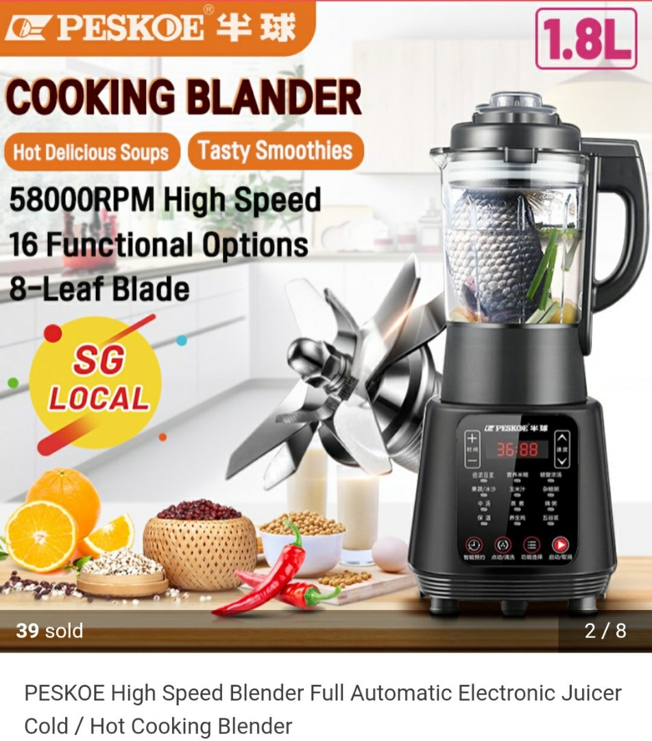 Peskoe high speed blender, TV & Home Appliances, Kitchen Appliances ...