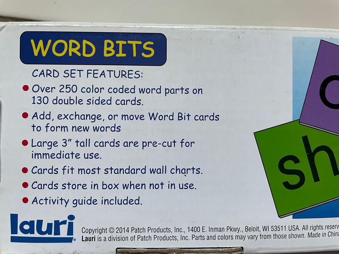 Phonics - Word Bits, Hobbies & Toys, Books & Magazines, Children's ...