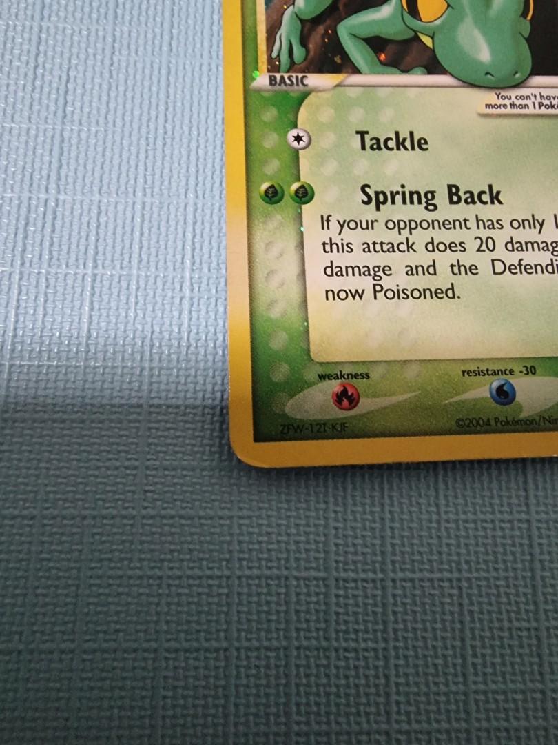 Pokemon Treecko Gold Star, Hobbies & Toys, Toys & Games on Carousell