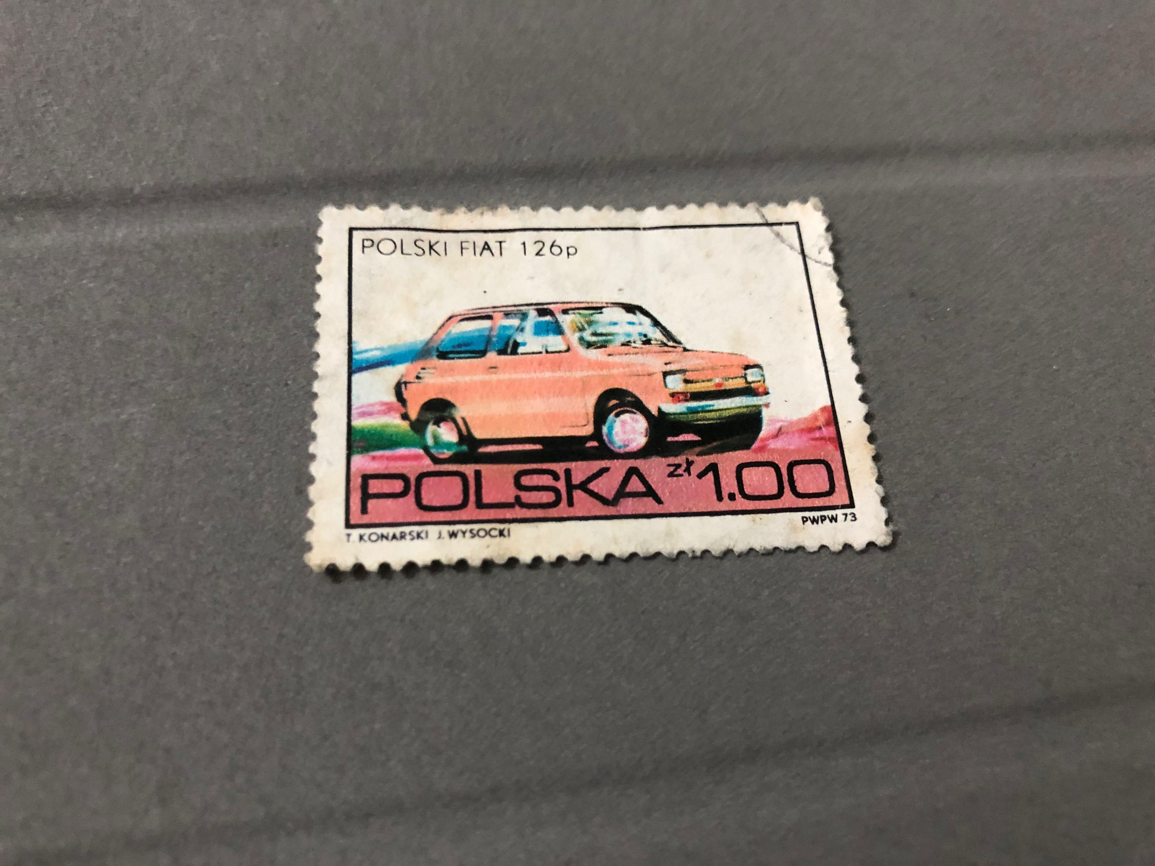 Polski Fiat 126p 1973 stamp, Hobbies & Toys, Collectibles & Memorabilia ...