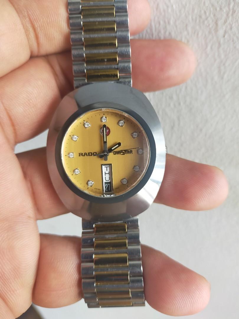 Rado Diastar Two tone swiss orig, Men's Fashion, Watches & Accessories ...
