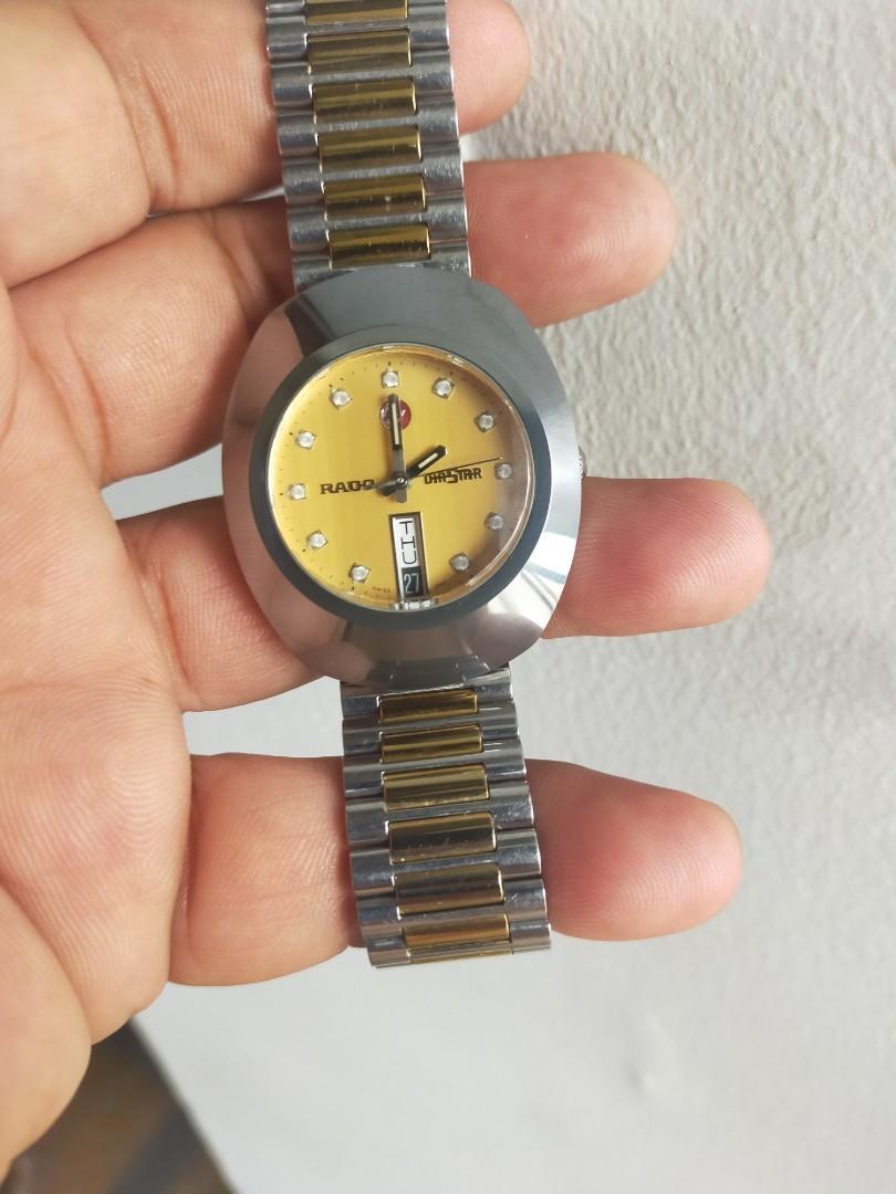 Rado Diastar Two tone swiss orig, Men's Fashion, Watches & Accessories ...