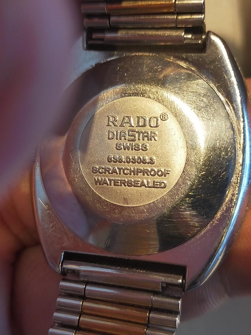 Rado Diastar Two tone swiss orig, Men's Fashion, Watches & Accessories ...