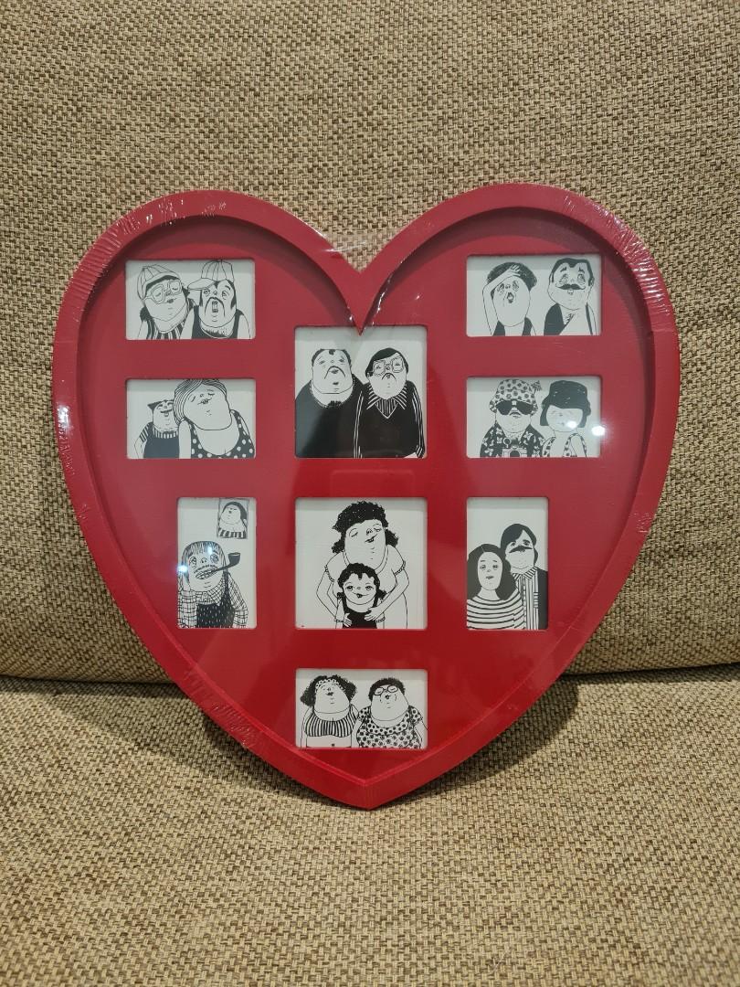 Red Heart Frame, Furniture & Home Living, Home Decor, Frames & Pictures ...