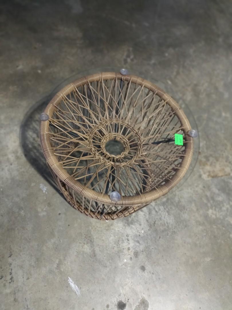 REEF Wicker Coffee Table, Furniture & Home Living, Furniture, Tables ...