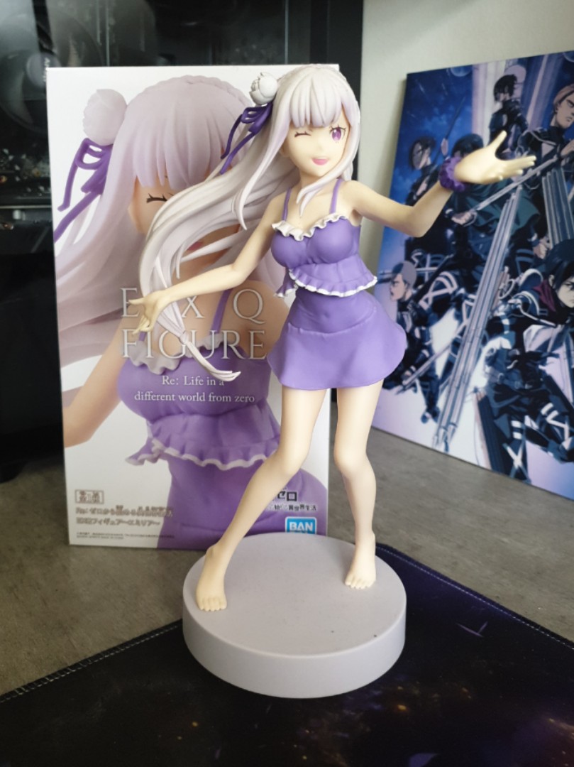 Re:Zero Emilia Figure, Hobbies & Toys, Memorabilia & Collectibles, J ...