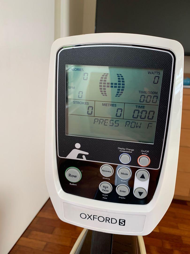 Rowing Machine - Horizon Oxford 5, Sports Equipment, Exercise & Fitness ...