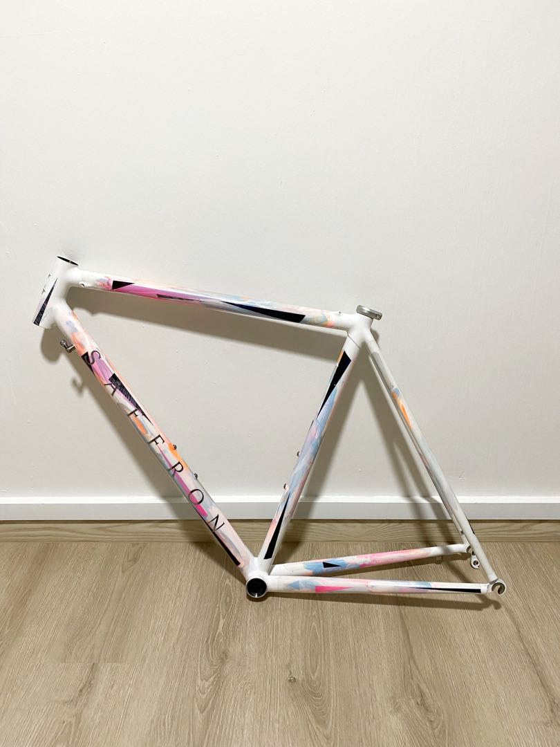 Saffron Frameworks 953 Stainless Steel Road Bike Frame & Fork, Sports Equipment, Bicycles ...