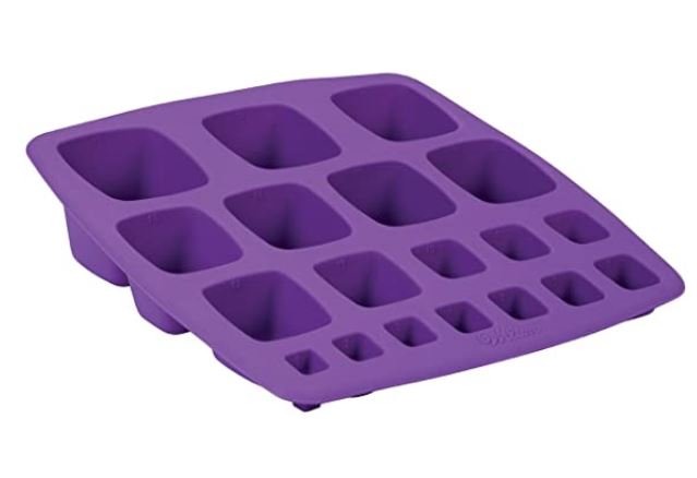 WILTON Silicone Sizing Tray Measure Shape Blending Tray Baking Tool ...