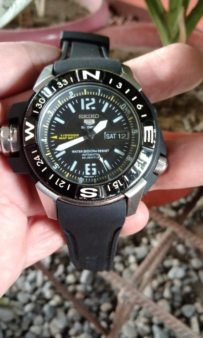 Seiko 5 map meter.., Men's Fashion, Watches & Accessories, Watches on ...