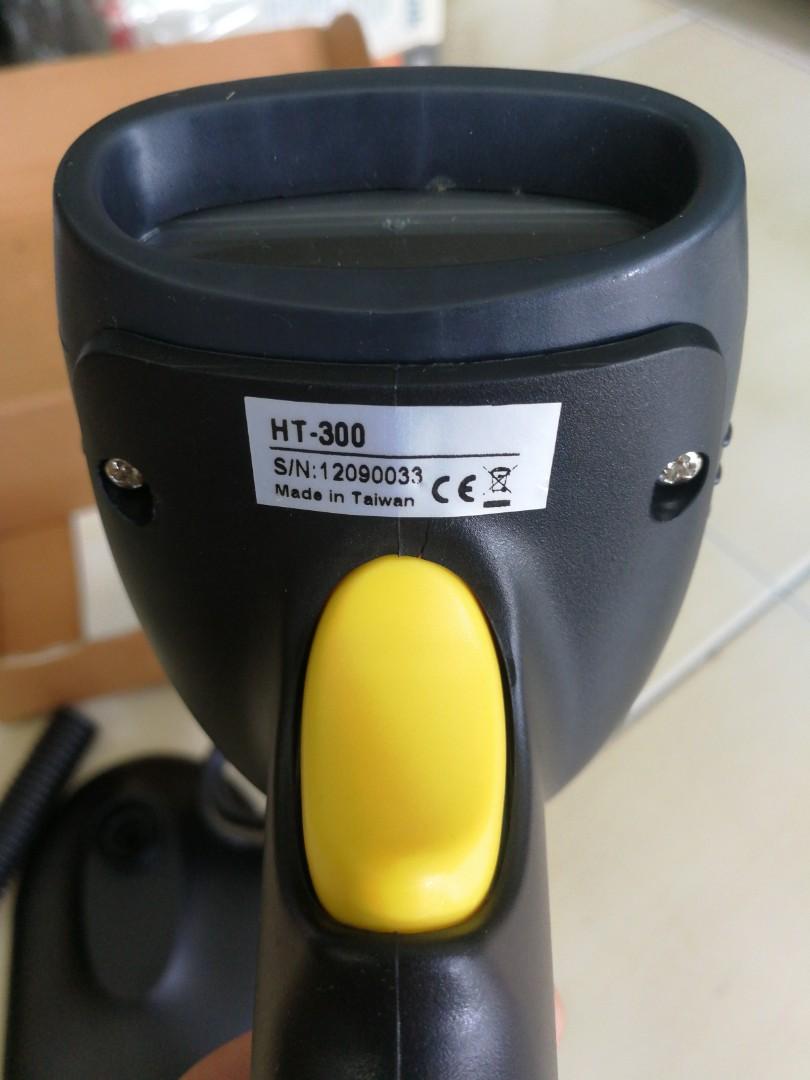 Serial RS232 Barcode Scanner with stand, Computers & Tech, Parts ...