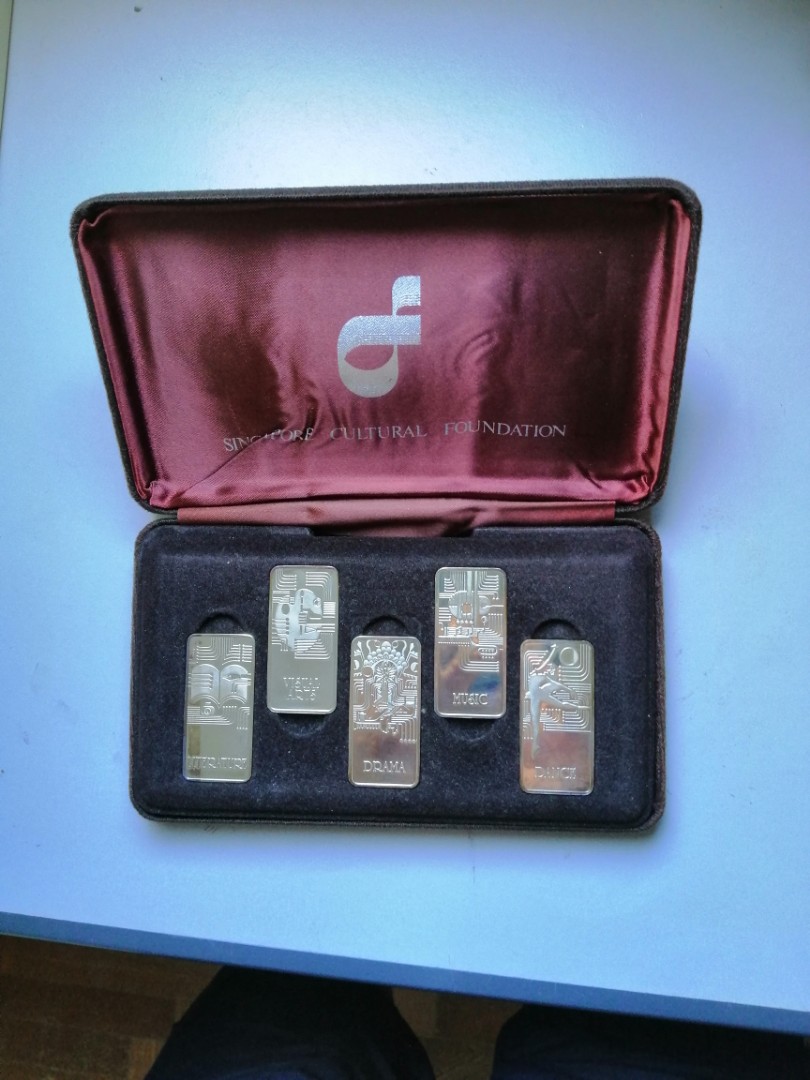 SINGAPORE COMMEMORATIVE SILVER INGOTS, Hobbies & Toys, Memorabilia ...