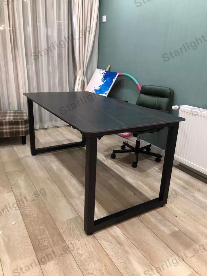 Study Table Sintered Stone Marble Design Office Table Computer Table ...
