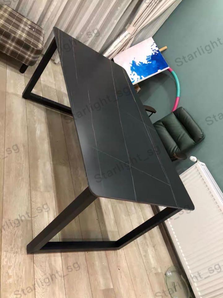 Study Table Sintered Stone Marble Design Office Table Computer Table ...