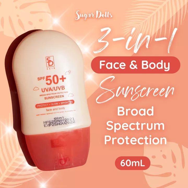 sugar doll sunscreen broad spectum protection, Beauty & Personal Care ...