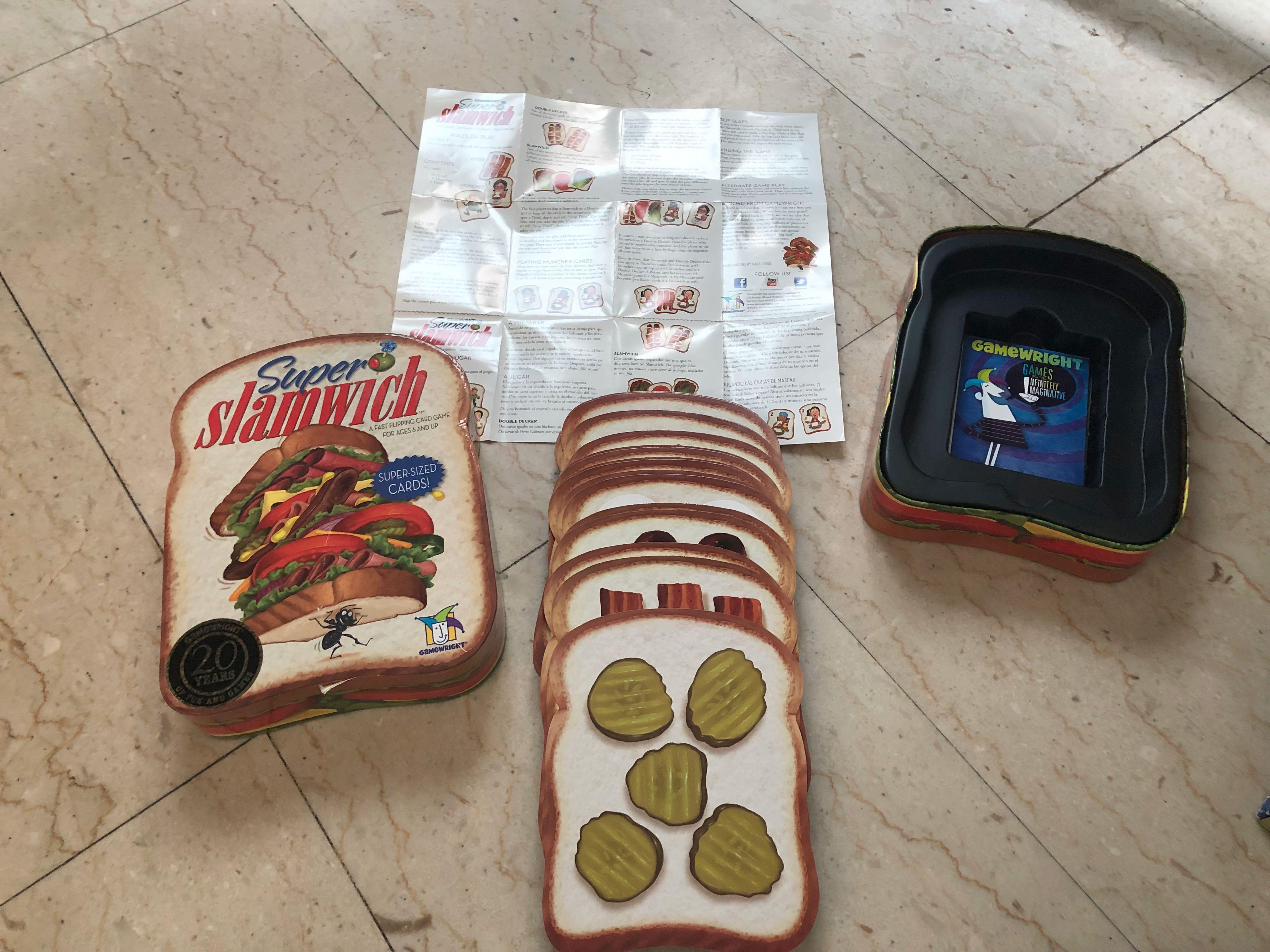 Super Slamwich card game, Hobbies & Toys, Toys & Games on Carousell