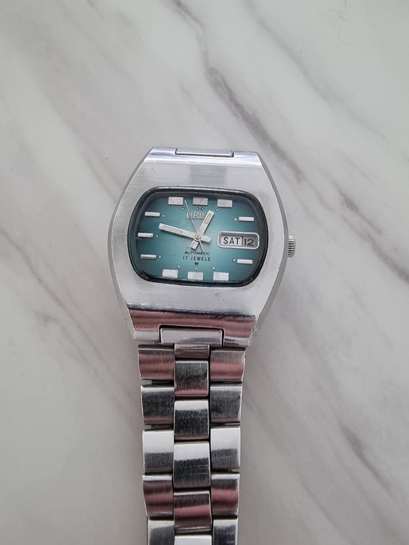 Urika Japan made automatic vintage watch, Men's Fashion, Watches ...