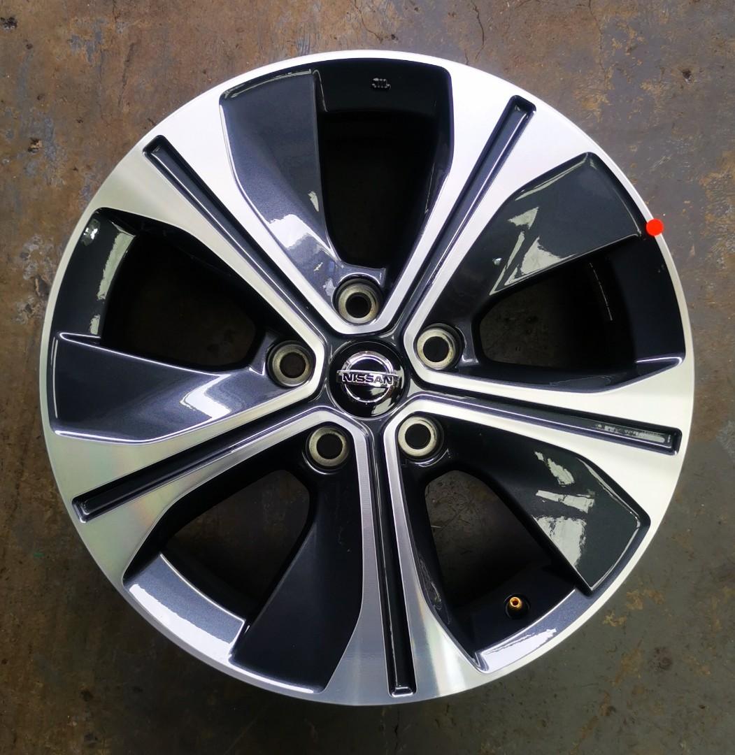 Used 17" Original Nissan Rims, Car Accessories, Tyres & Rims on Carousell