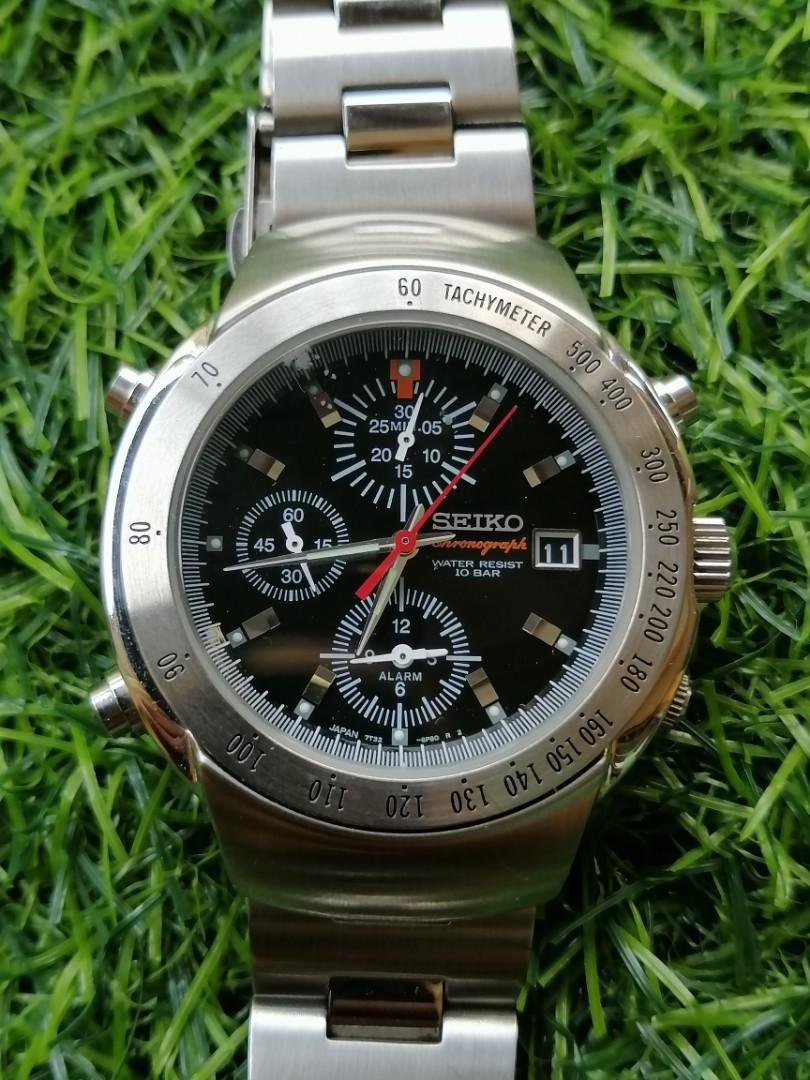 Vintage Seiko Chrono Tachymeter, Men's Fashion, Watches & Accessories ...