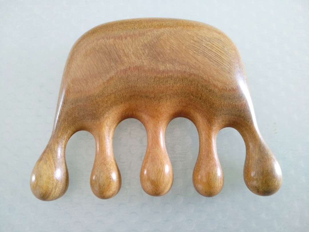 Wooden Guasha Comb, Beauty & Personal Care, Hair on Carousell