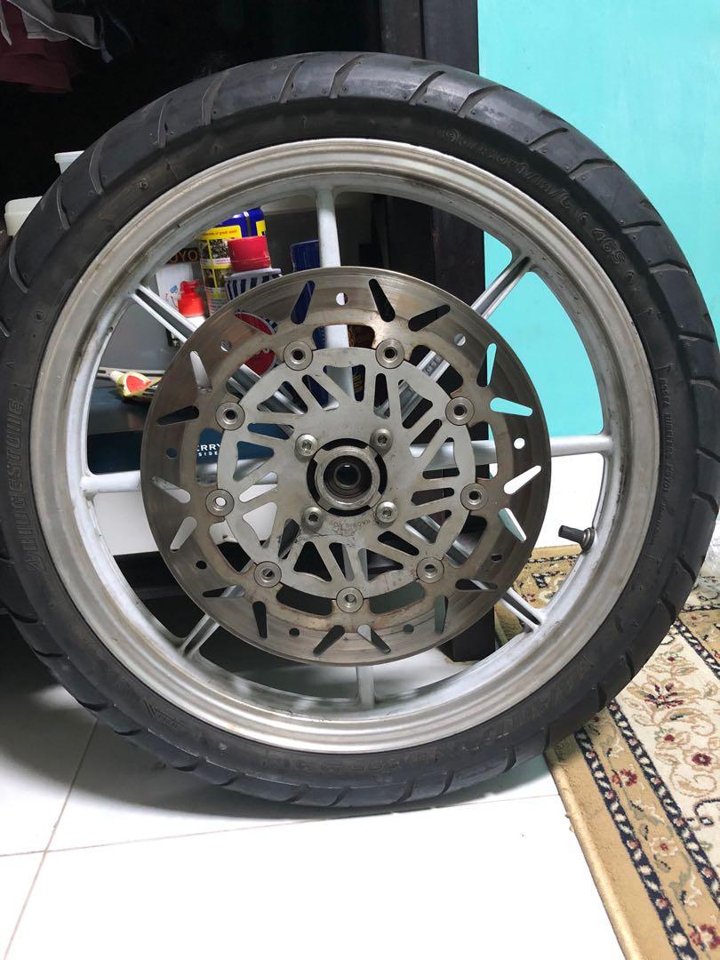 X1r 125z RCB rim full set, Motorcycles, Motorcycle Accessories on Carousell