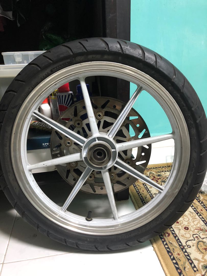 X1r 125z RCB rim full set, Motorcycles, Motorcycle Accessories on Carousell