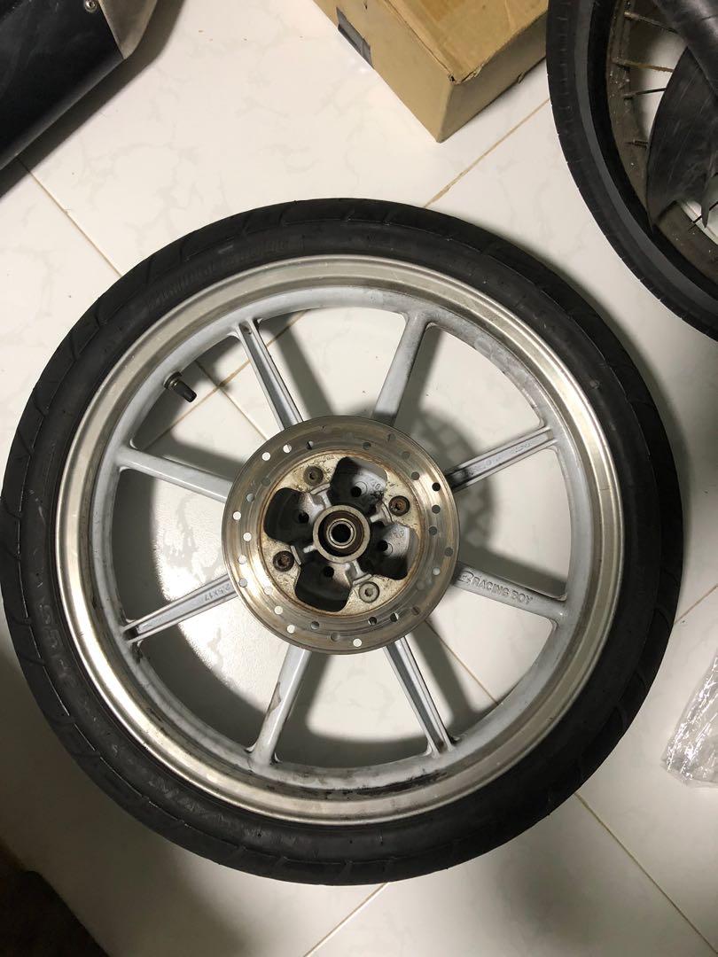 X1r 125z RCB rim full set, Motorcycles, Motorcycle Accessories on Carousell