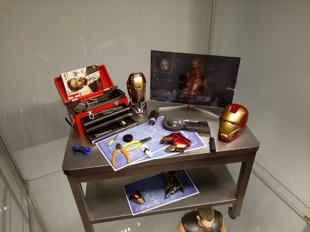 1/6 scale custom tony stark iron man lcd monitor display screen in ...